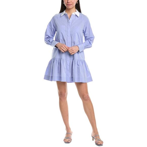 Simkhai | Dresses | Simkhai Womens Poli Shirtdress Blue | Poshmark
